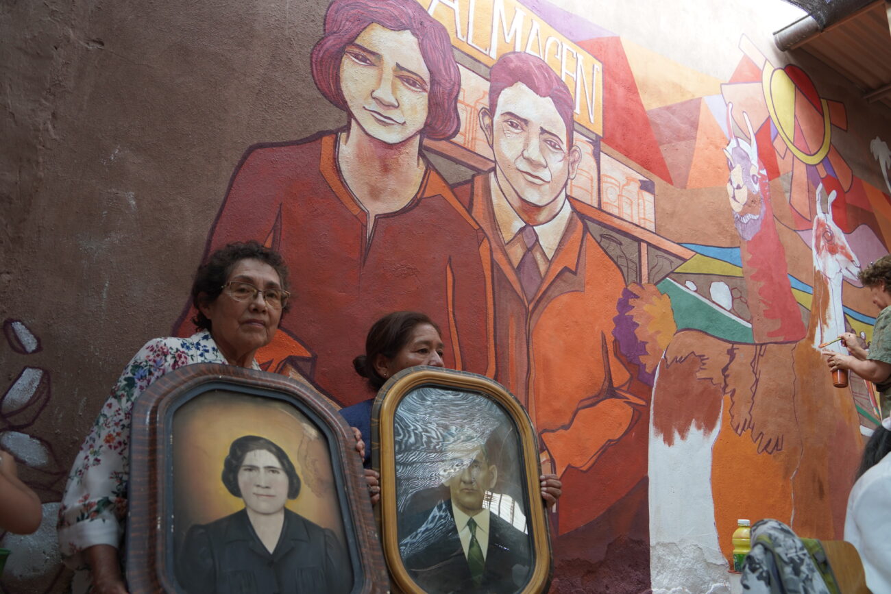 Integrantes del Club del Adulto Mayor Simón Benítez inauguraron mural ...